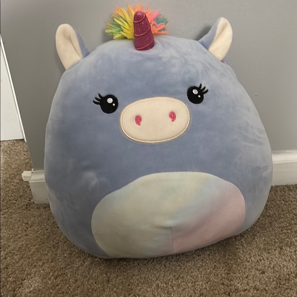 Squishmallows | Toys | Squishmallows Blue Unicorn Stuffed Animal | Poshmark